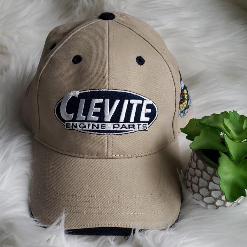 Nascar Clevite Engine Parts Tan Cap Dad's Hat - Gem